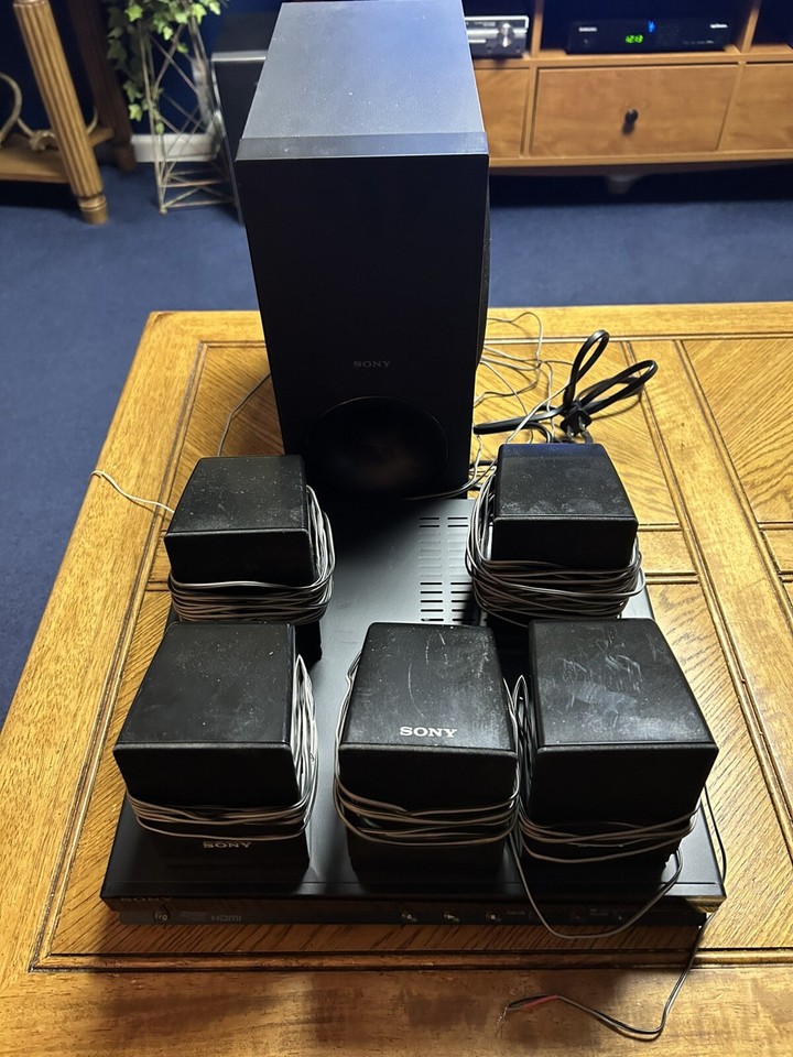 Sony HBD-TZ140 5.1 Channel DVD Home Theater HDMI Receiver w/ Remote ...