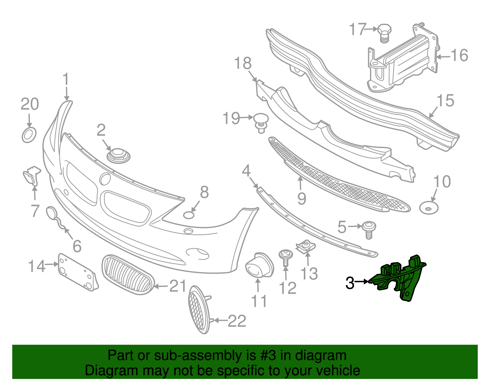 Genuine BMW Side Support 51117165180 | eBay