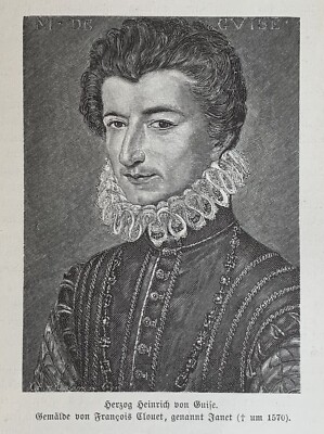 Henri de Guise - Henri I. de Lorraine, duc de Guise Balafré - Heinrich ...