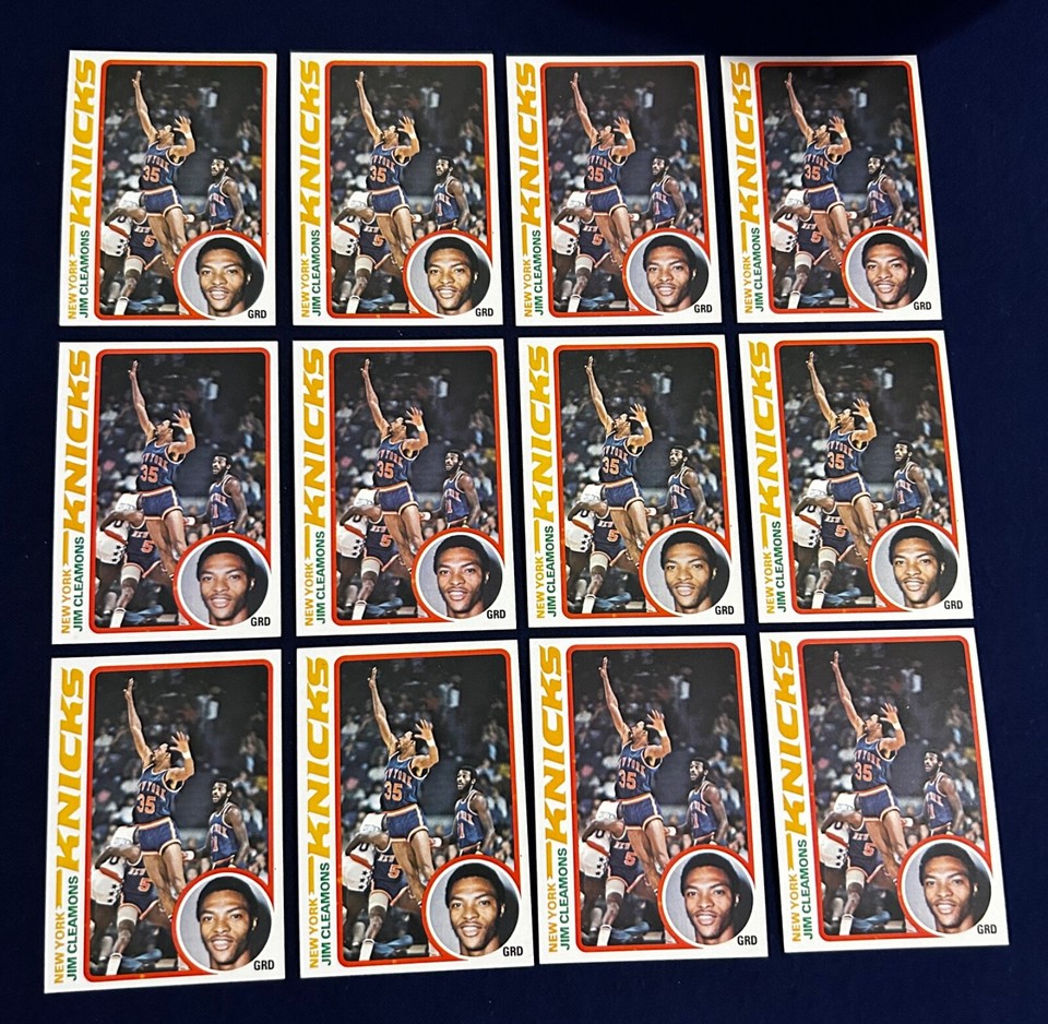 RAZOR SHARP LOT OF 24 NMMT OR BETTER 1978 TOPPS BASKETBALL #31 JIM ...