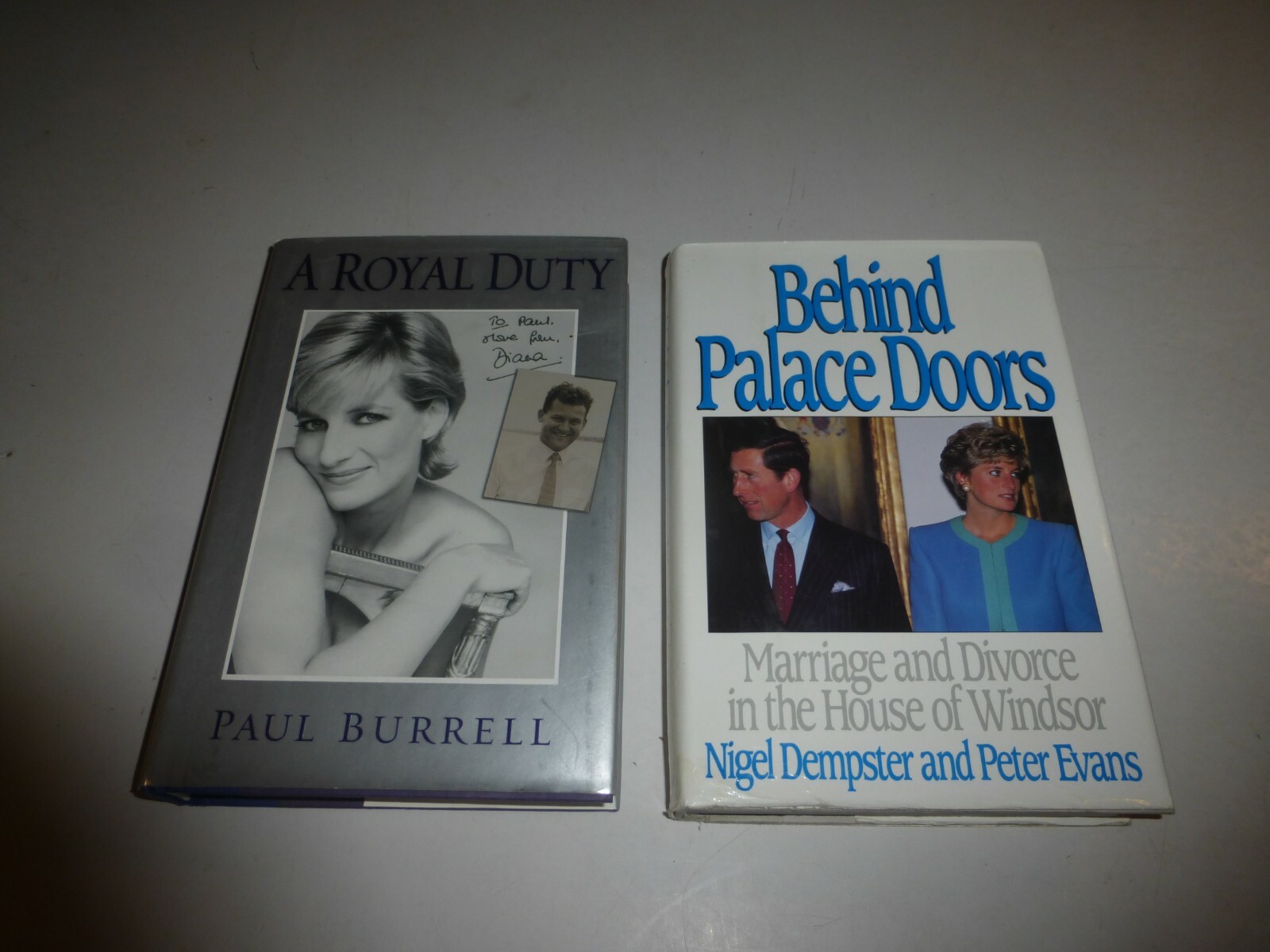 A Royal Duty by Paul Burrell & Behind Palace Doors,Nigel Dempstret,HB ...