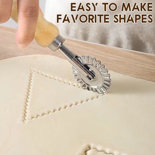 10Pcs Ravioli DIY Tool Set Wooden Threaded Ravioli Making Tools Kit ...