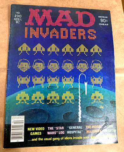 MAD Magazin #230 ~ April 1982 ~ Space Invaders, Star Wars, General ...