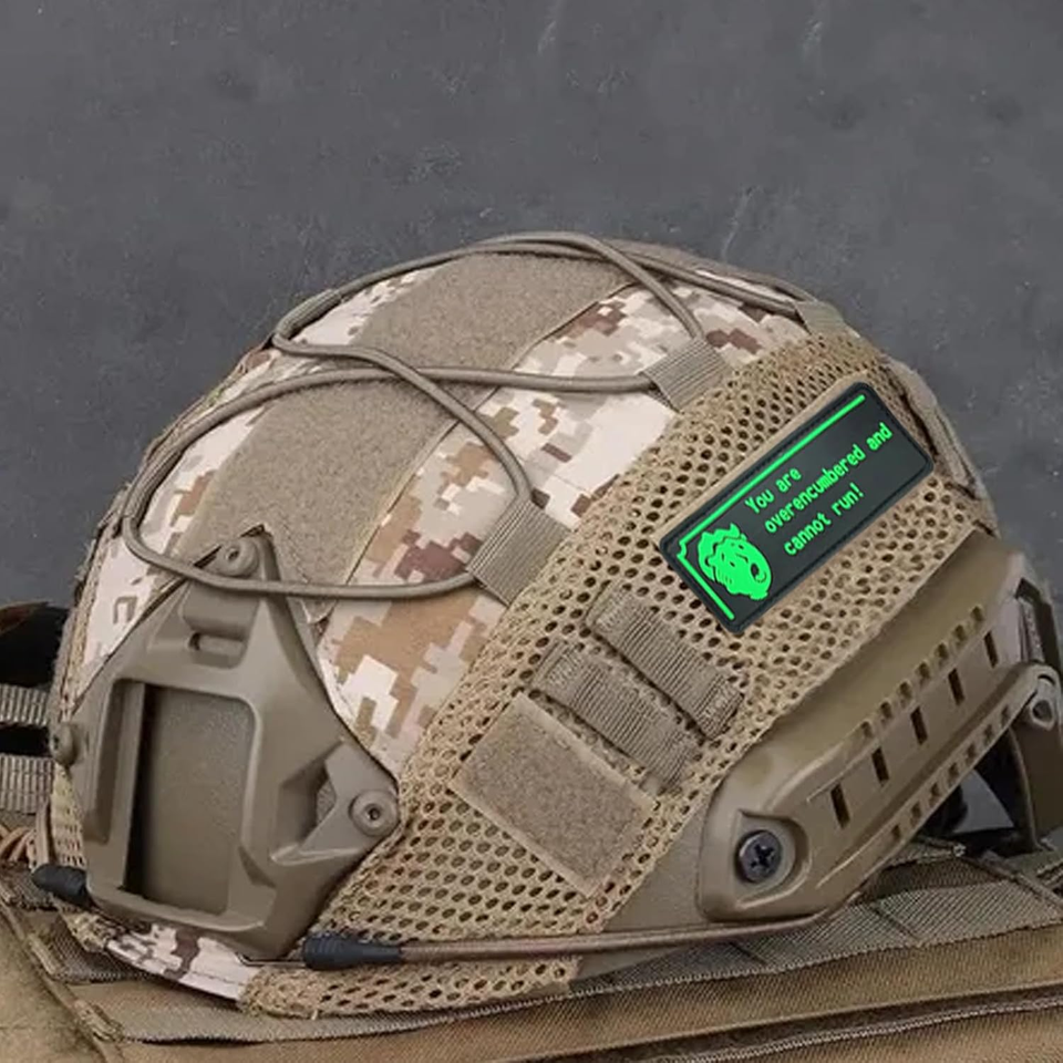 Overburdened PVC Patches Meme Patch with Hook and Loop Backing ...