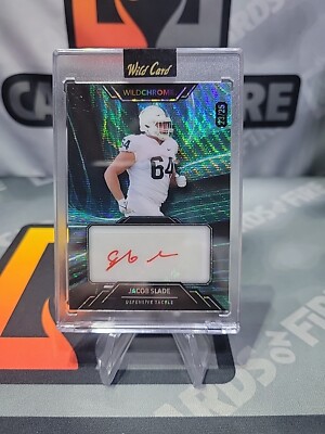 2023 Wildcard Wildchrome Jacob Slade TEAN WAVE RIBBON AUTO AUTOGRAPH RC ...