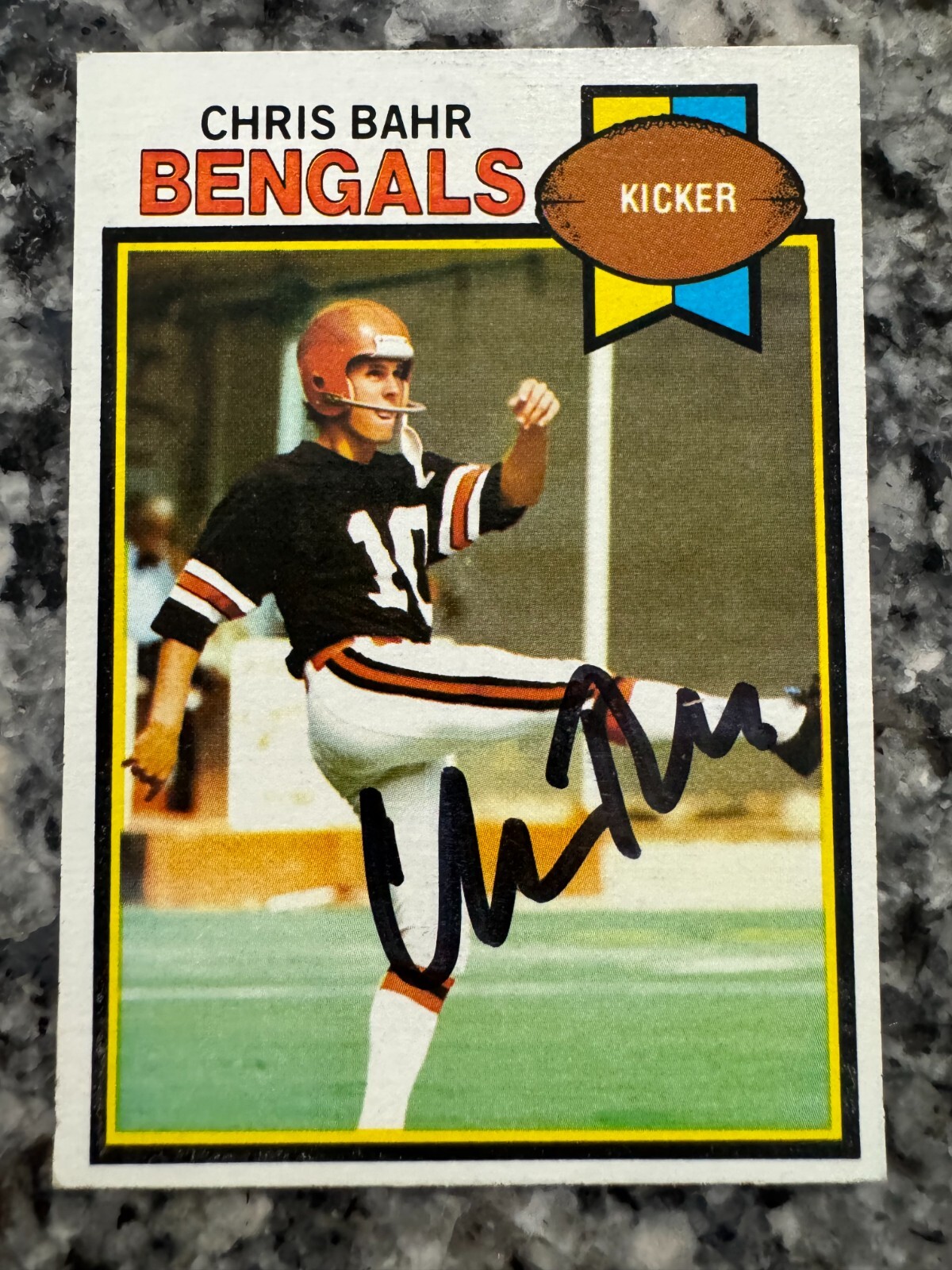 Chris Bahr Signed CINCINNATI BENGALS Card 1979 Topps | eBay