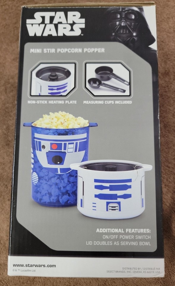 Disney Star Wars R2-D2 Mini Stir Popcorn Popper LSW-60CN BRAND NEW IN ...