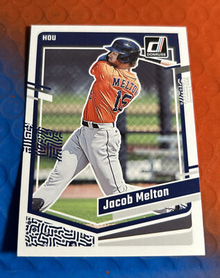 2023 Donruss Baseball Base #131 Jacob Melton - Houston Astros | eBay