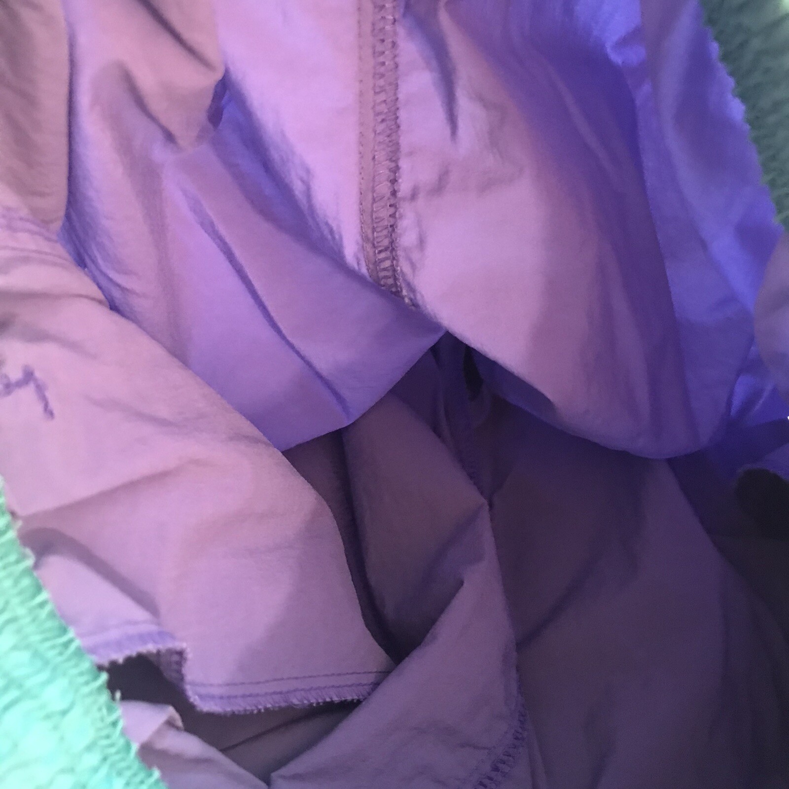 Purple and Teal Team USA Olympic Nylon Swim Trunks Me… - Gem