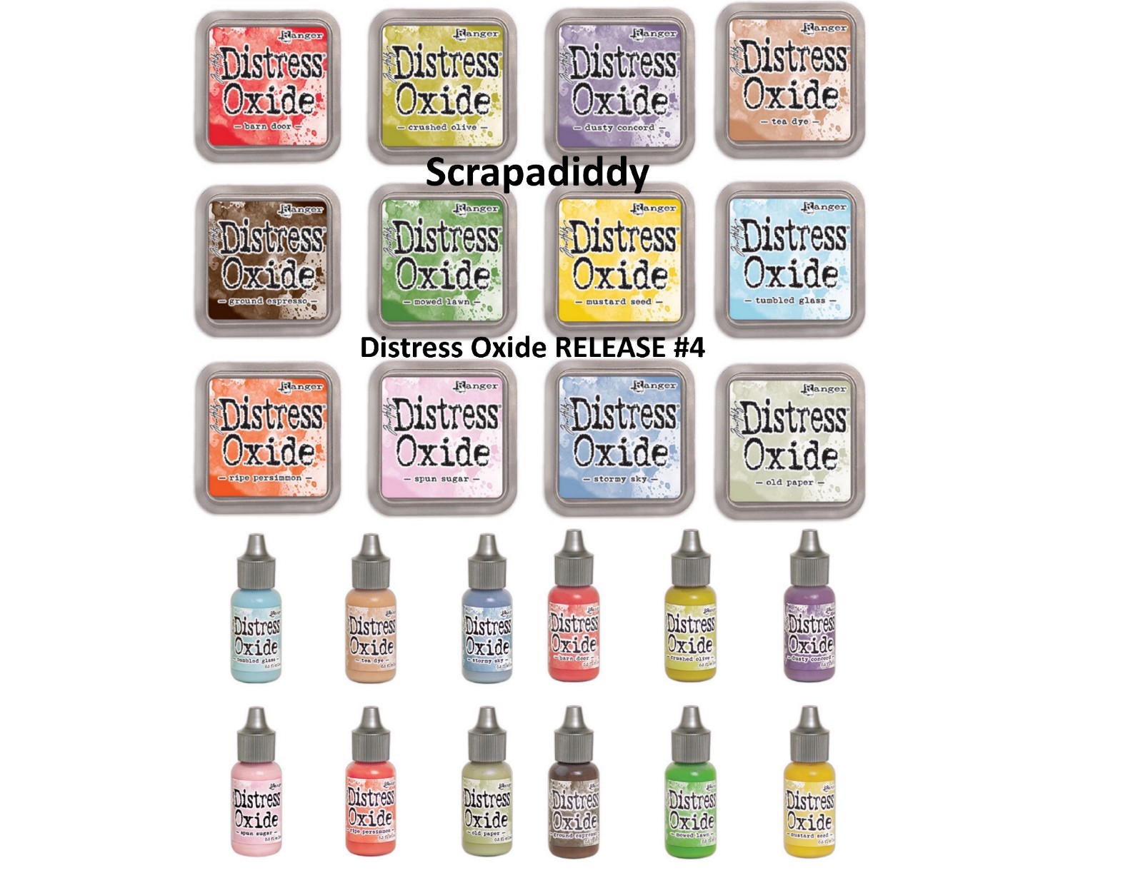 Ranger Tim Holtz DISTRESS OXIDE Ink Pads & Reinkers IN STOCK- RELEASE ...