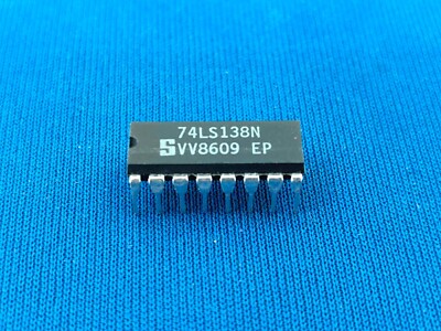 4 X 74LS138N SIGNETICS Original Decoder/Demultiplexer DIP-14 74LS138 ...