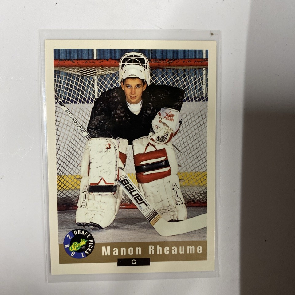 MANON RHEAUME SIGNED BECKETT HOCKEY MONTHLY PRICE GUIDE DEC 1992 RARE W ...