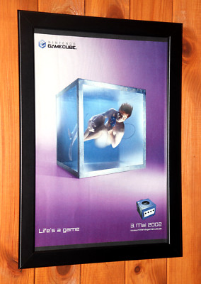 2002 Nintendo GameCube Life's a Game Vintage Small Promo Poster / Ad ...