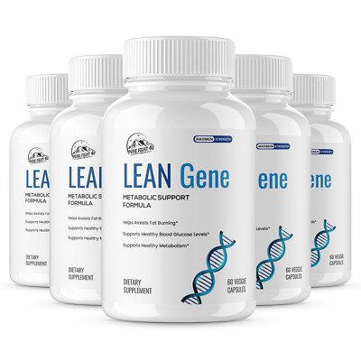 Lean Gene Metabolic Weight Loss Support Supplement - 5 Bottles 300 ...