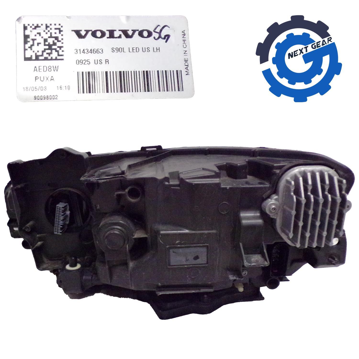 Volvo S90 Headlight 2017 2018 2019 Right Passenger Full LED 31434663 ...