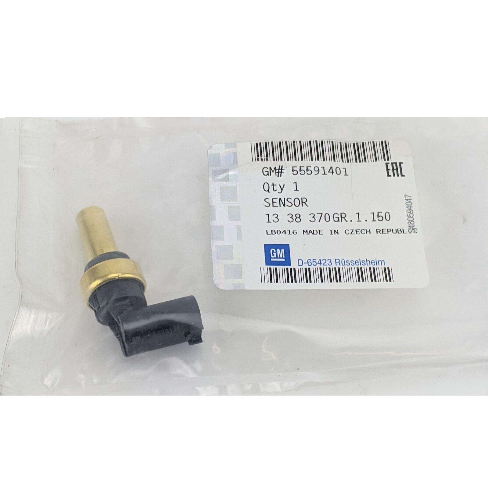 Vauxhall Corsa Genuine Water Coolant Temperature Sensor 55591401 ...
