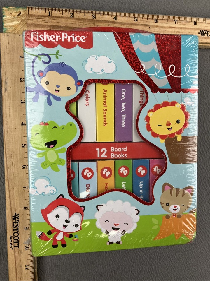 Fisher-Price - My First Library Board Book Block 12-Book Set - PI Kids ...