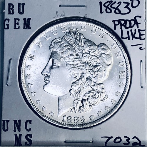 1883 O BU GEM MORGAN SILVER DOLLAR UNC MS+++ U.S. MINT RARE COIN 7032 ...