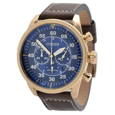 Citizen CA4213-18L Men's Avion Chronograph Blue Dial Strap Watch ...