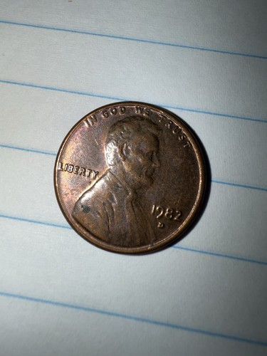 Rare 1982 D Lincoln Penny - DDO Liberty, Motto, Date - Broad Struck ...