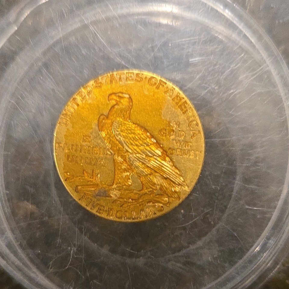 1912 Indian Head $5 Gold Quarter Eagle Coin Pre-1933 US Uncertified | eBay
