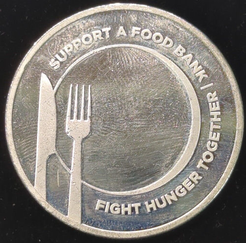Support A Food Bank Fight Hunger APMEX 1 oz .999 Fine Silver Round ...