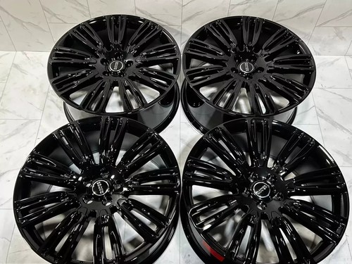 (4) 22x9.5 GLOSS BLACK WHEELS RIMS LAND ROVER RANGE ROVER VELAR SVR ...