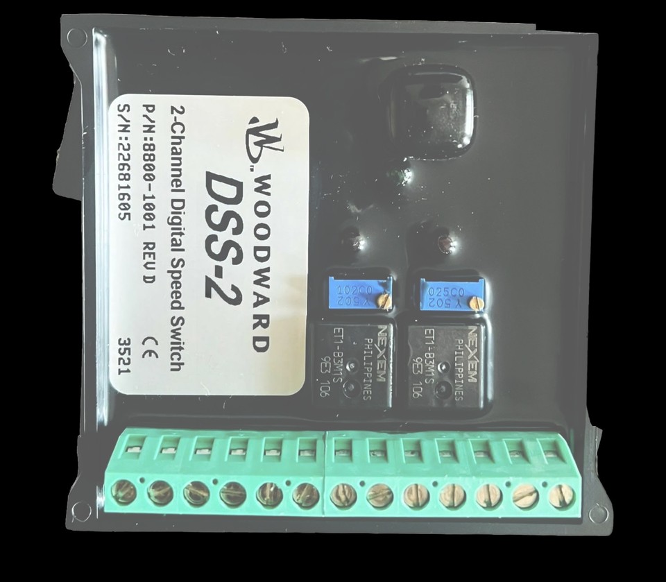 8800-1001 Woodward, Two Channels Digital Speed Switch (DSS-2) | eBay