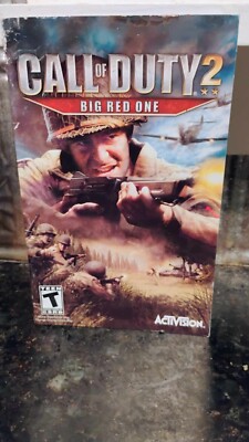 CALL OF DUTY 2 Big Red One PS2 PlayStation Original ACTIVISION ...