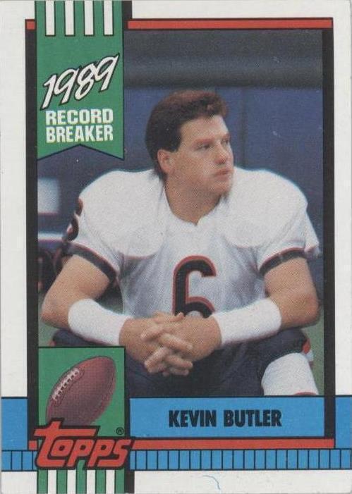 1990 Topps - Record Breaker Kevin Butler #4 With Disclaimer for sale ...