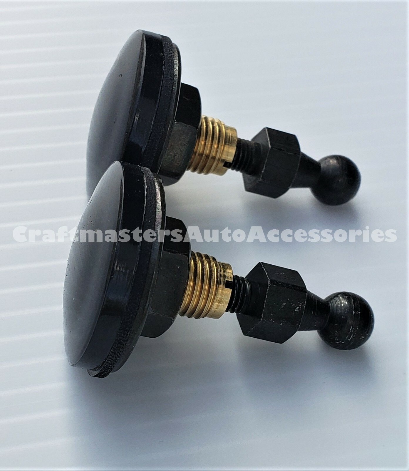 Leer window/door parts 2 Large buttons #51454 + 2 10mm ball mounts ...