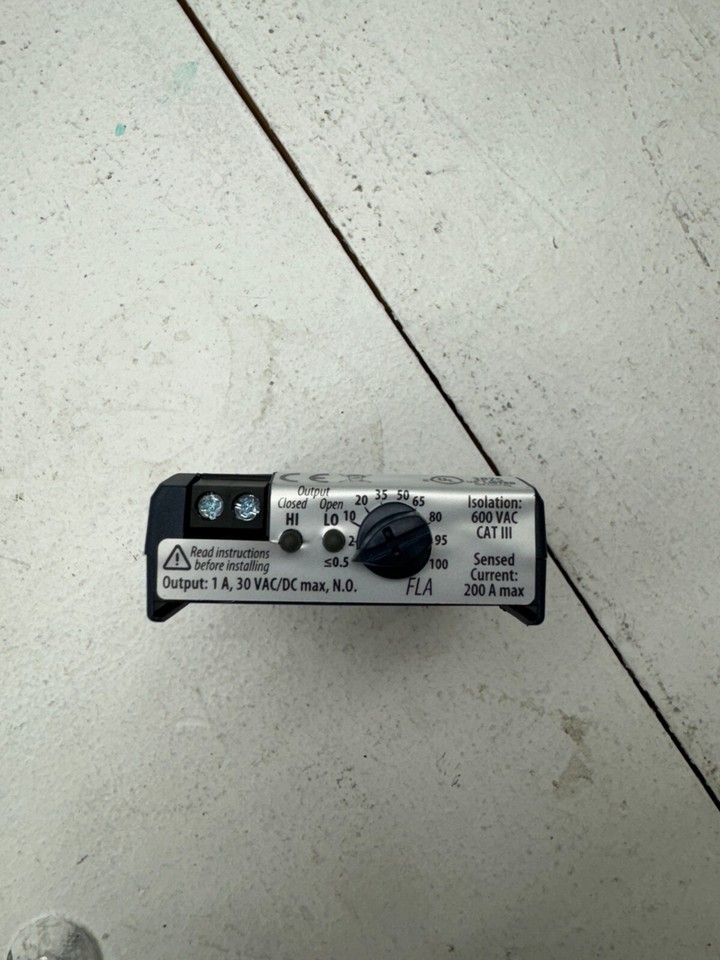 Johnson Controls Current Switch CSDSC-C50100L0 .75x.75 Aperture | eBay