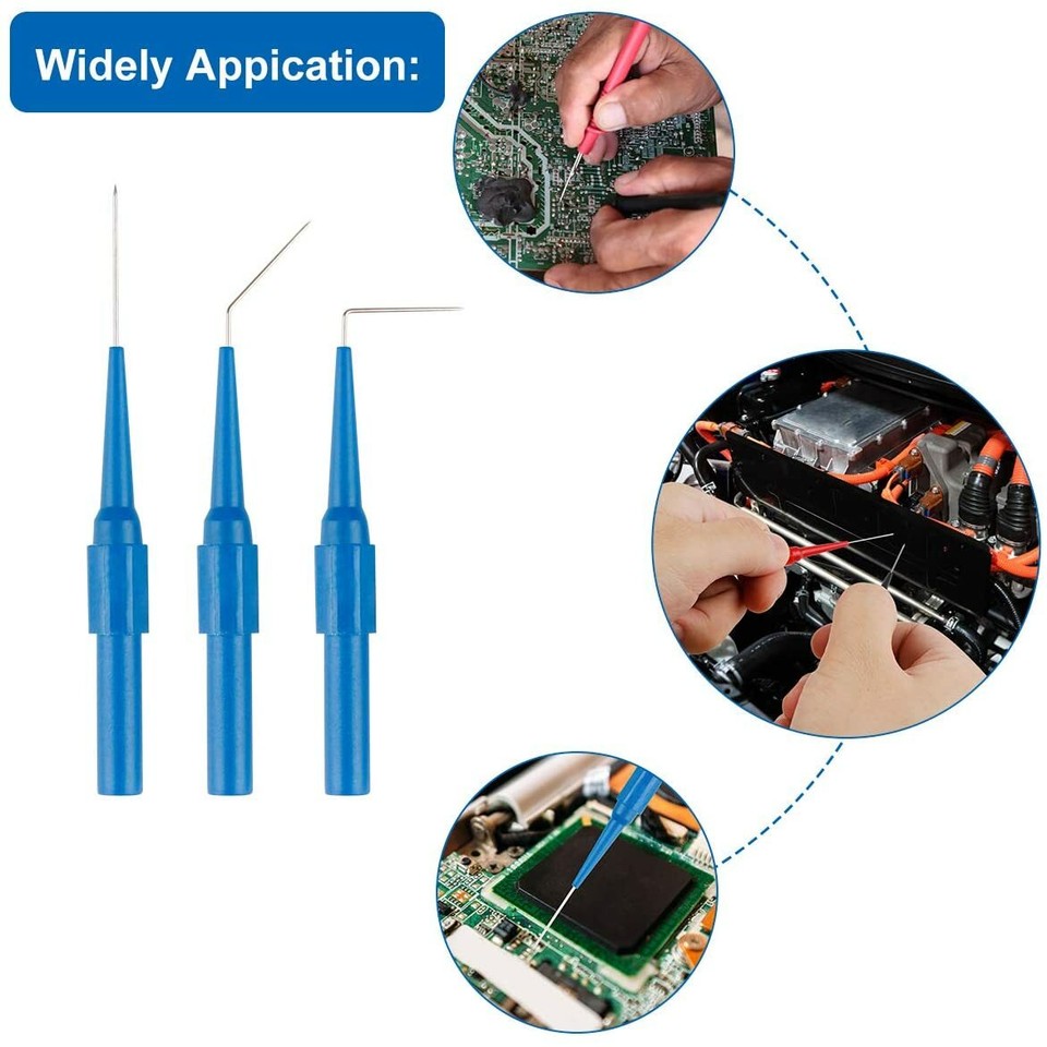 30x Automotive Back Probe Kit Identified Probe Tool Multimeter Test ...