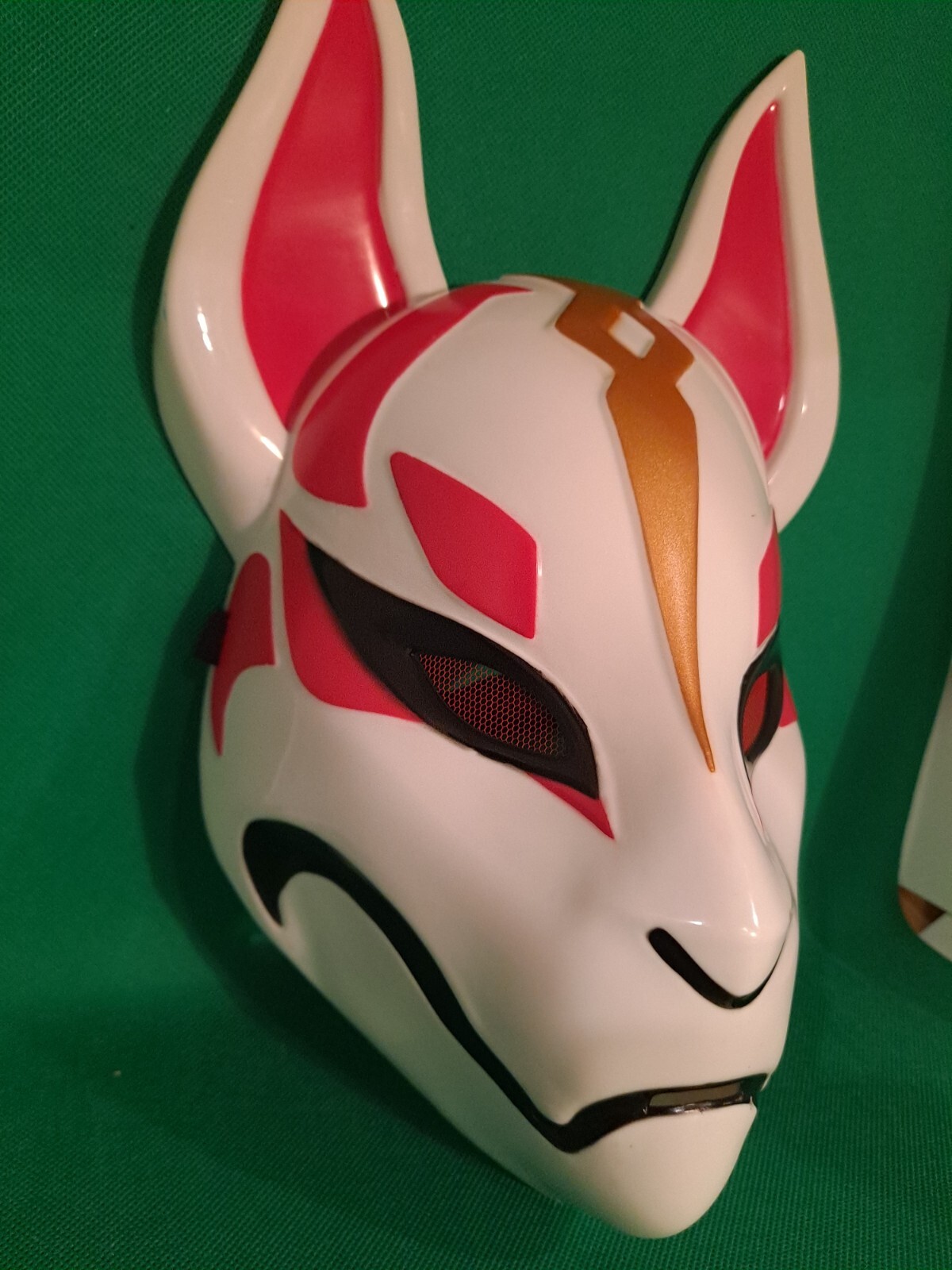 Fortnite Drift Fox Mask Teen/Adult Plastic Face Mask. - Gem