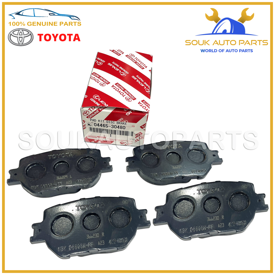 04465-30480 Genuine Toyota PAD KIT, DISC BRAKE, FRONT 0446530480 OEM | eBay