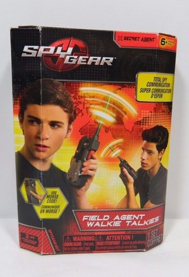 Spy Gear Field Agent Walkie Talkies 1 Set Total Spy Communication Morse ...