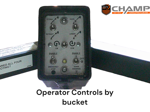 New Champ Unilift 538 Towable Boom Lift Boomlift Man Lift Made in USA ...