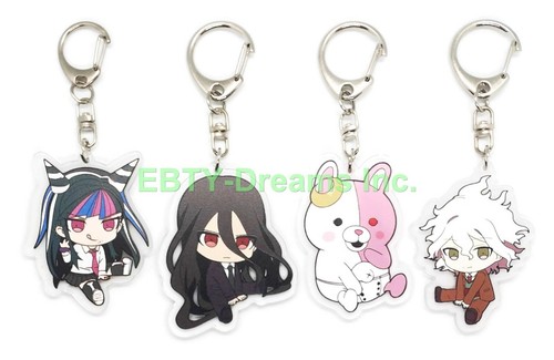Set of 4 Danganronpa Anime Acrylic Keychain Monomi, Nagito, Izuru ...