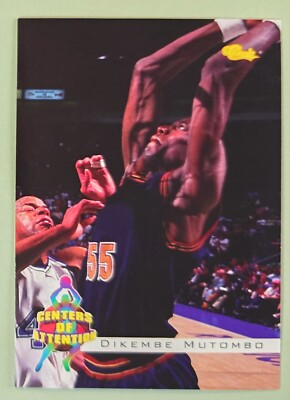 1994 Classic NBA Draft DIKEMBE MUTOMBO Centers of Attention #67 Nuggets ...