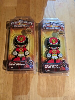 POWER RANGERS MEGA FORCE 4G USB DRIVE RED RANGER New Sealed | eBay