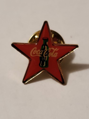 Vintage Coca Cola Star w/Bottle Lapel -Hat pin Coke-- NOS | eBay