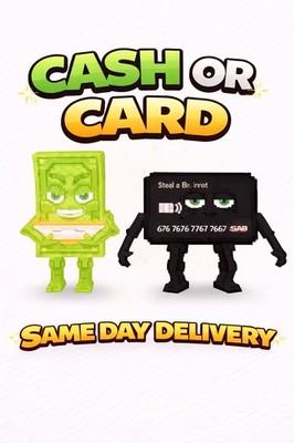 CASH OR CARD 💸 | NEW⚡️ | STEAL A BRAINROT ‼️FAST & EASY DELIVERY‼️ ...