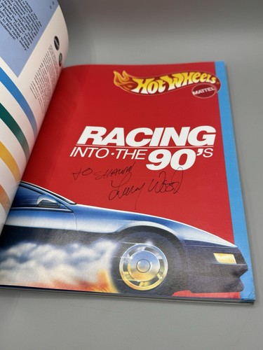 LARRY WOOD SIGNED MATTEL CATALOG 1998 pages Hot Wheels MOTU Computer ...