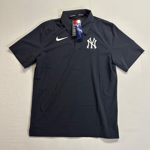 New York Yankees Shirt Mens Large Polo Nike MLB Authentic Collection ...