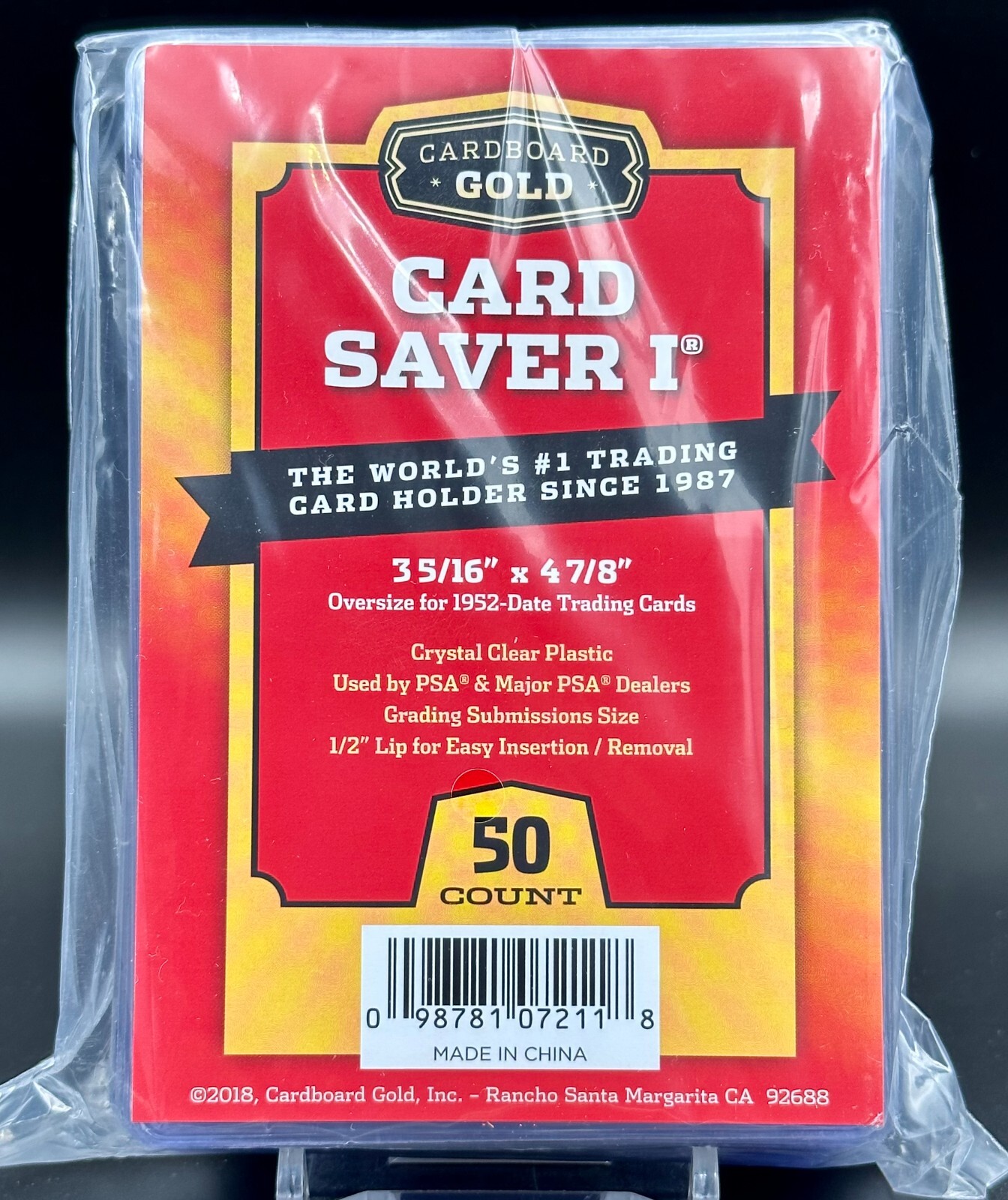 Card Saver 1 50 Pack Semi-Rigid Card Holder PSA Submissions Cardboard ...