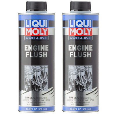 Set of 2 Engine Oil System Clean + Flush Pro Line 500ml Liqui Moly LM ...