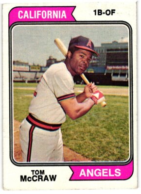 1974 Topps #449 Tom McCraw California Angels | eBay