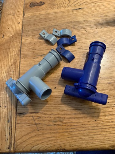 2 X 28MM DRAINAGE TAP FRESH WATER +GREY WASTE With Clips Motorhome ...