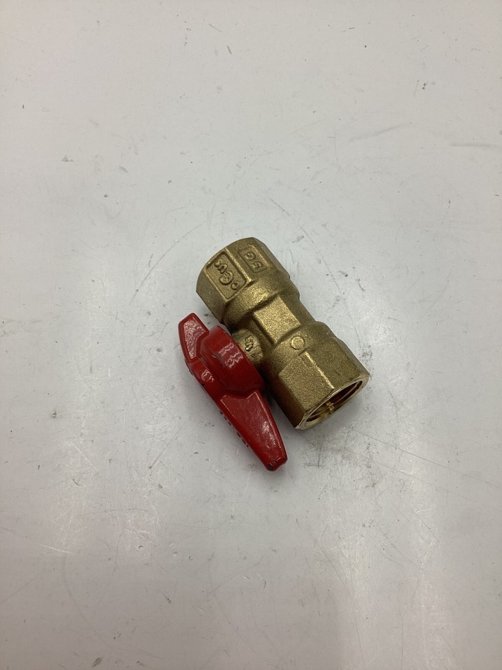 Proflo One Piece Lever Handle GAS Ball Valve 1/2" x 1/2" FIP x FIP ...