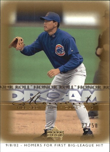 2002 Upper Deck Honor Roll - Dream Moments Gold #105 Hee Seop Choi /50 ...